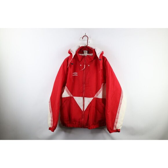 Umbro | Jackets & Coats | Vintage 9s Umbro Mens Xl Spell Out Taped Logo ...
